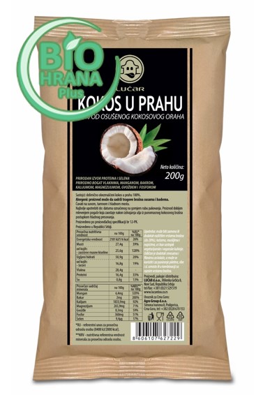 Kokos u prahu protein 200g - Lučar
