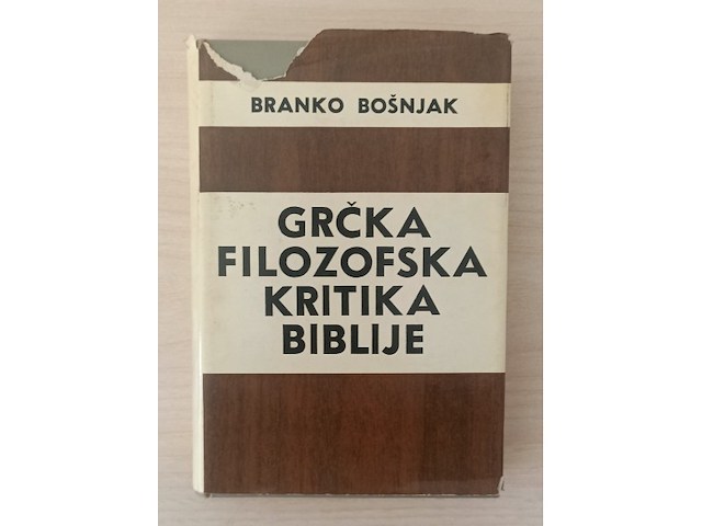 Grčka filozofska kritika Biblije