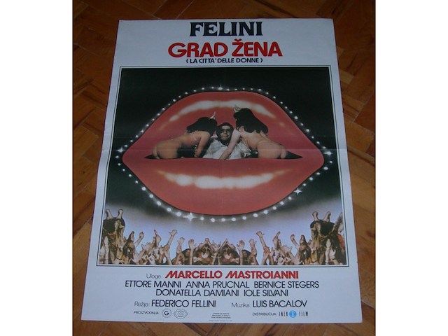 Grad žena (Federico Fellini) - filmski plakat