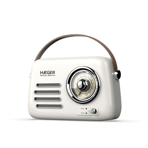 HAEGER RB-CRE.003A RETRO FM RADIO BLUETOOTH, USB, AUX 5W BEŽ
