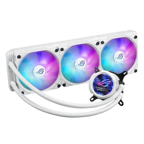 ASUS ROG STRIX LC III 360 ARGB LCD WHT vodeno hlađenje belo