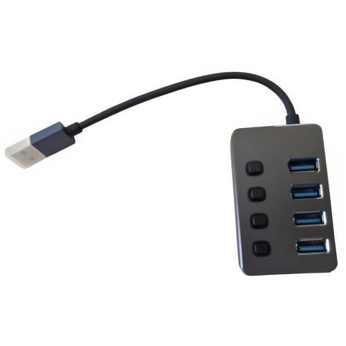 E-green USB 3.0 - HUB Superbrzi 4port USB 3.0 sa prekidacima