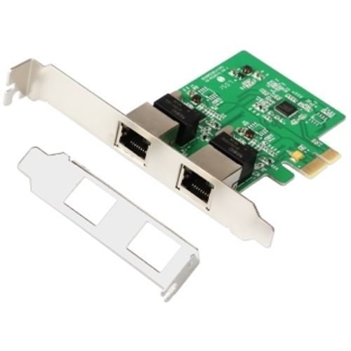 E-GREEN PCI-Express kontroler 2-port Gigabit Ethernet