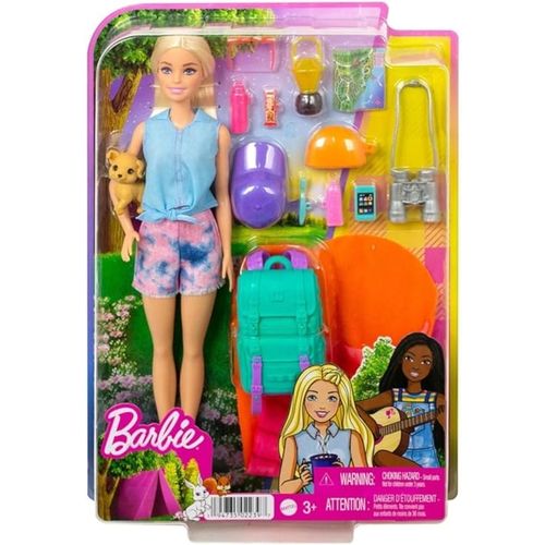 Barbie „Malibu“ – Kampovanje set sa dodacima