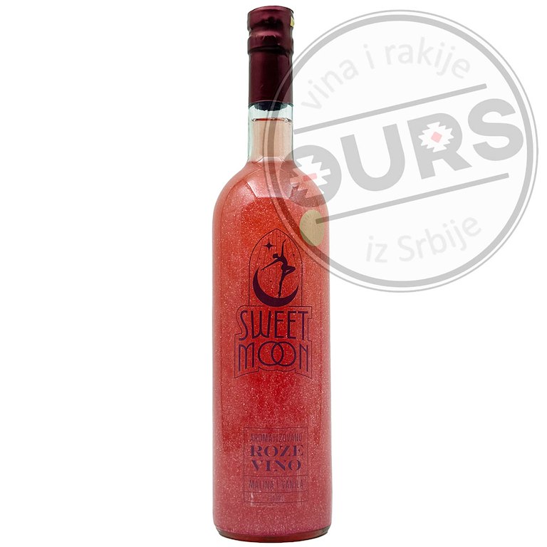 Sweet Moon roze vino sa šljokicama 0,75L
