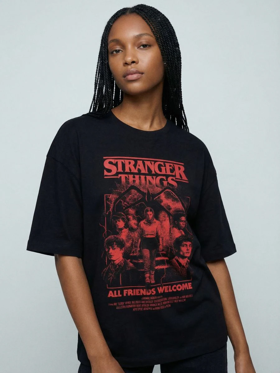 Majica sa printom Stranger Things
