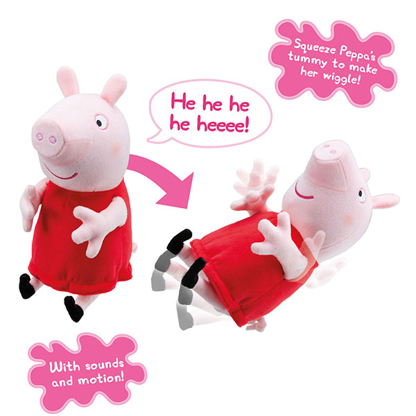 Peppa Pig – Interaktivna plišana igračka 24 cm 065270