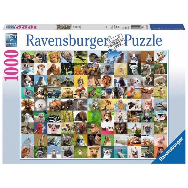 Ravensburger puzzle (slagalice) 1000pcs Zabavne zivotinje RA19642