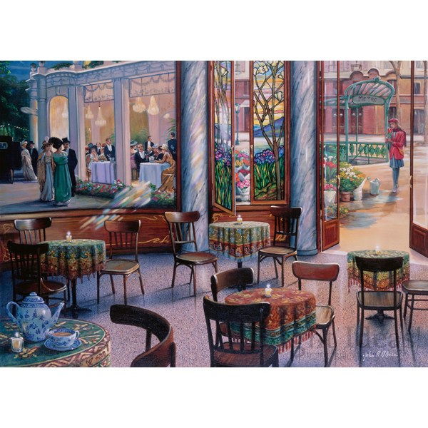 Ravensburger puzzle (slagalice) 1000pcs Cafe RA16449