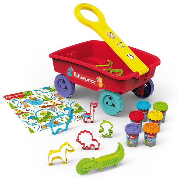 Bildo Fisher Price Kolica Plastelin Set 1024556