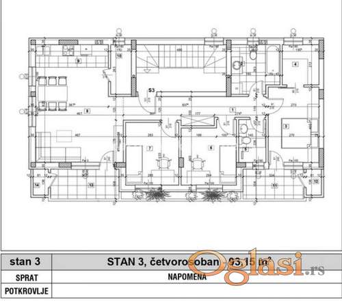 Petrovaradin-Uknjižen Veliki Četvorosoban stan 95 m2 sa dve Terase i Pogledom na Top Lokaciji-065/385 8880