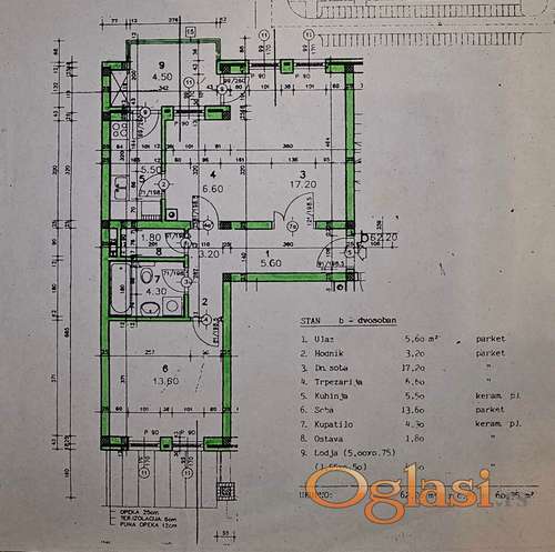 Na prodaju dvosoban stan, Novo Naselje, Savina
