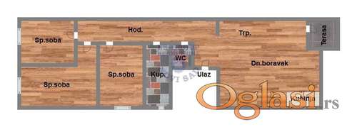 Klisa, 71m2 pdv 065/448-4648
