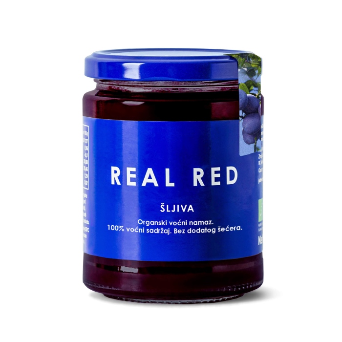 Real Red Organski voćni namaz od šljive 320g
