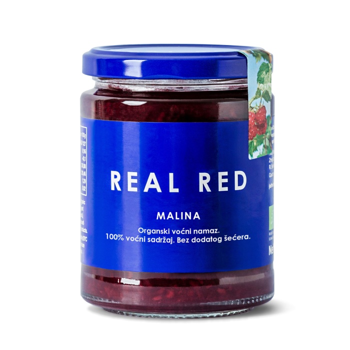 Real Red Organski voćni namaz od maline 312g