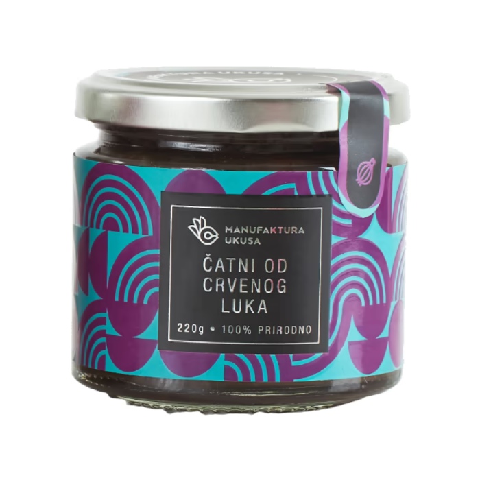Manufaktura ukusa Čatni od crvenog luka 220g