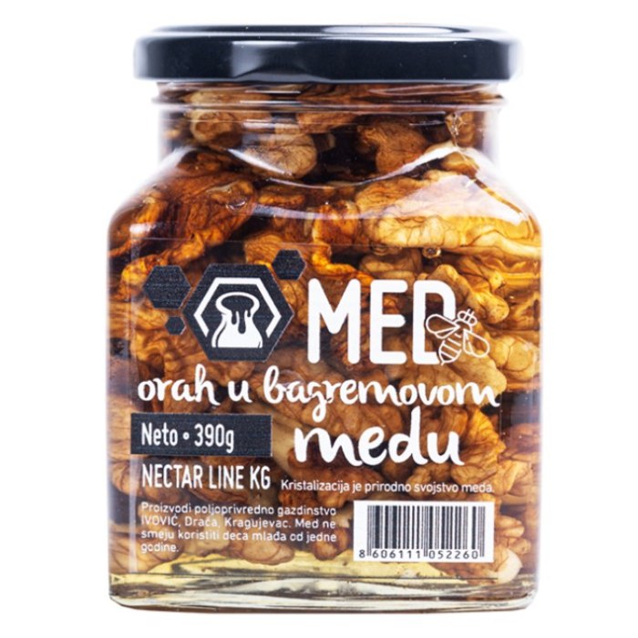 Nectar Line Orah u bagremovom medu 380g