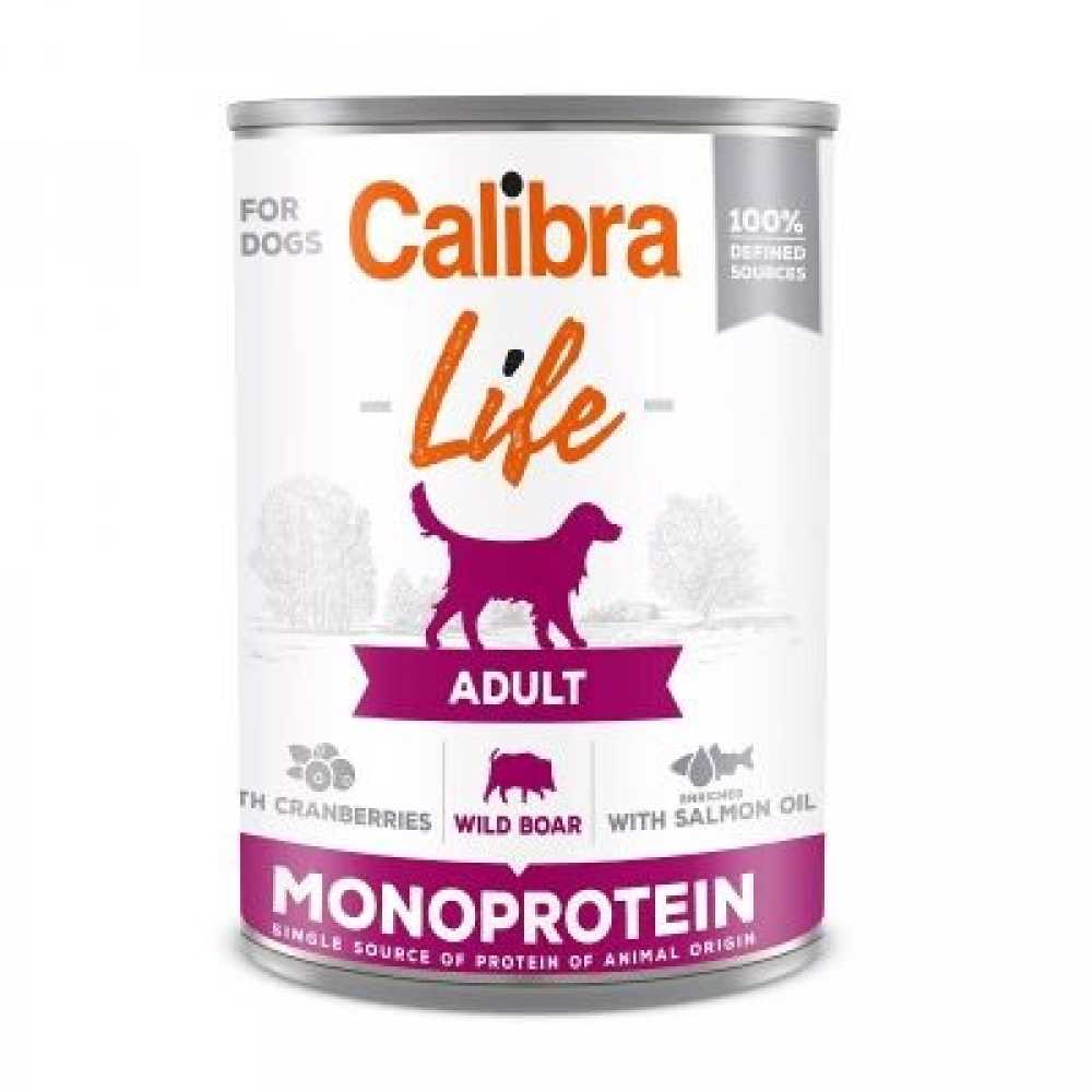 Calibra Dog Life konzerva za pse Adult - Divlji vepar sa brusnicom 6x400g