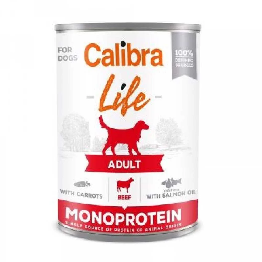 Calibra Dog Life konzerva za pse Adult - Govedina sa šargarepom 6x400g