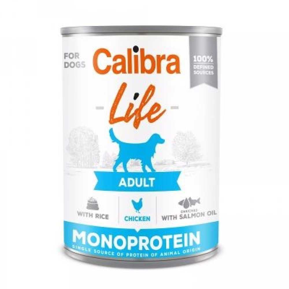 Calibra Dog Life konzerva za pse Adult - Piletina sa pirinčem 6x400g