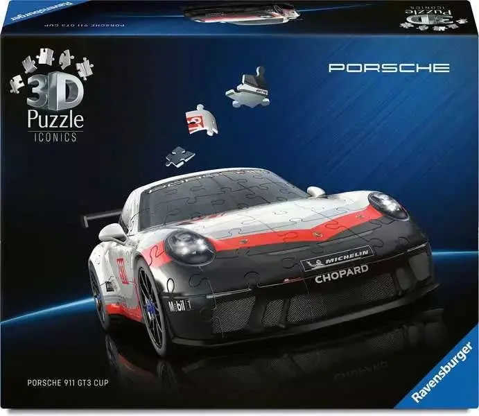 RAVENSBURGER 3D puzzle Automobil Porsche 911 GT3 Cup