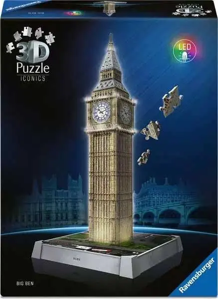 Ravensburger 3D Puzzle sa LED svetlom Big Ben u Londonu