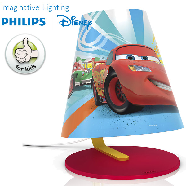 Stona LED lampa Philips Disney Cars 71764/32/16
