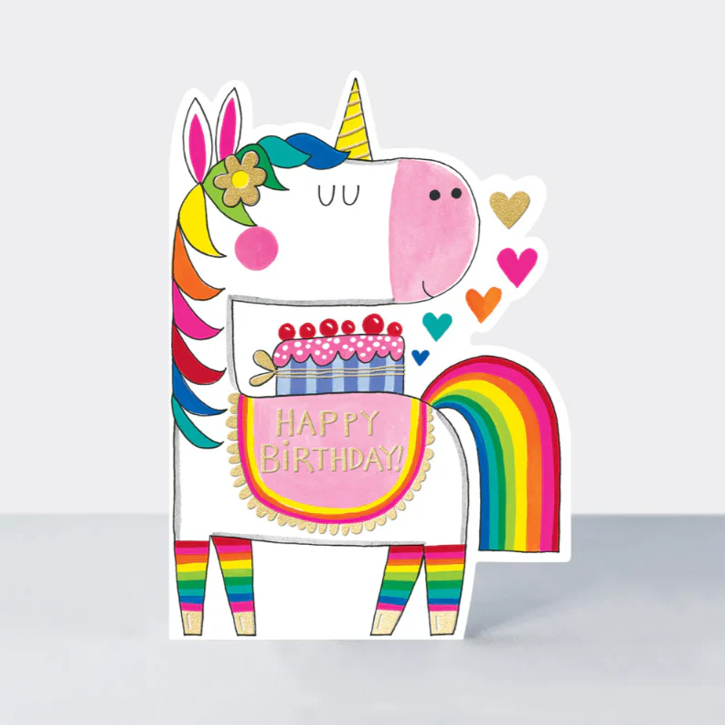 Čestitka - Happy Birthday/Unicorn