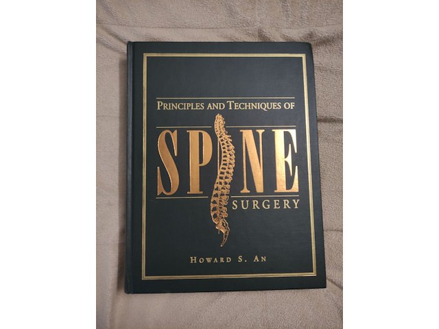 Principles and Techniques of SPINE Surgery,Howard S. An