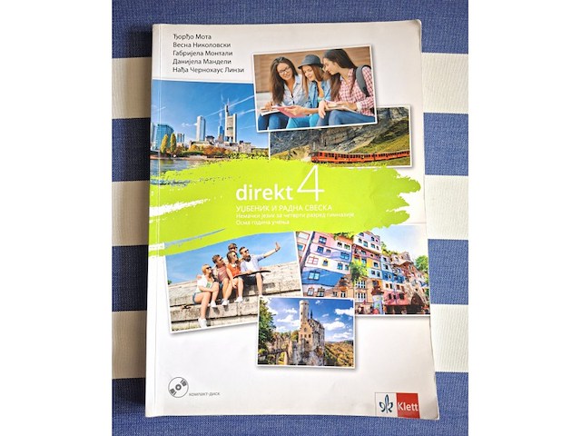 Direkt 4 nemački jezik, udžbenik i radna sveska CD