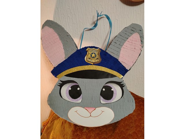 Zootopia, policajka, PINJATA