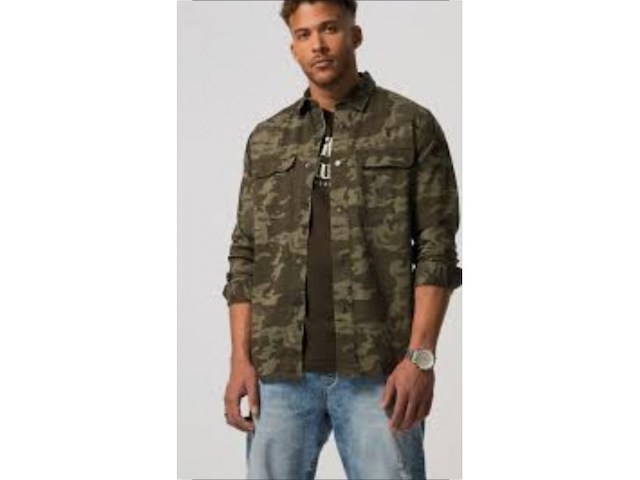 FSBN Camo Slim Fit košulja    -L