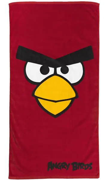 Peškir Angry Birds Classic velur 70x140