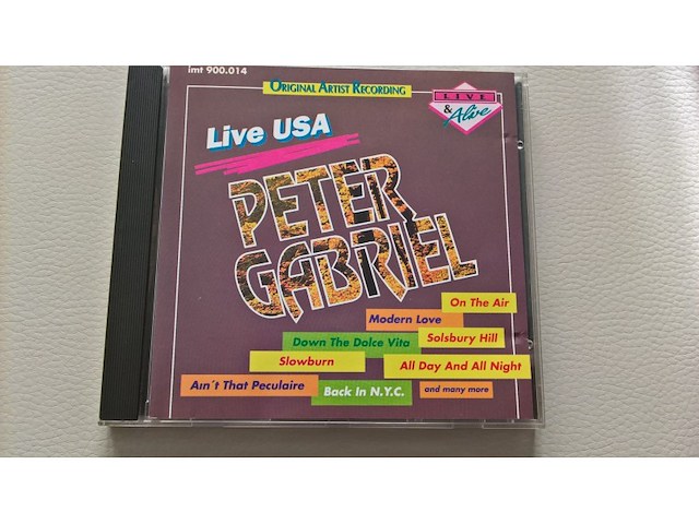 Peter Gabriel - Live USA
