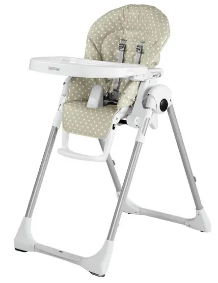 Peg Perego Visoka stolica za bebe Prima Pappa Zero 3 Babydot Beige P3510041575