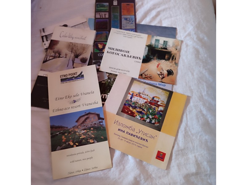 Lot 9 komada razna upustva