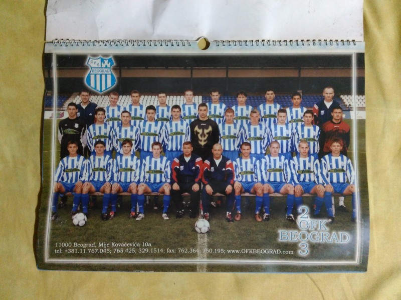 OFK Beograd 2003 kalendar