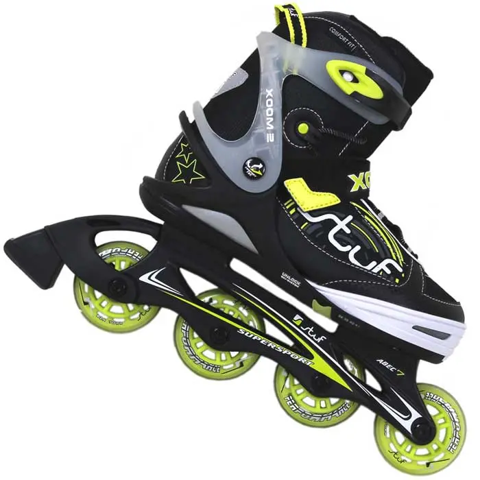 Stuf Podesivi dečiji roleri 38-41 Xoom 2 Lime 128512-38/41
