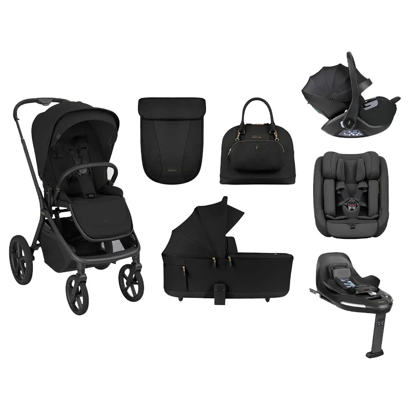 KIKKA BOO GOYA PLATINUM KOLICA 5U1 BUNDLE SET NOIR