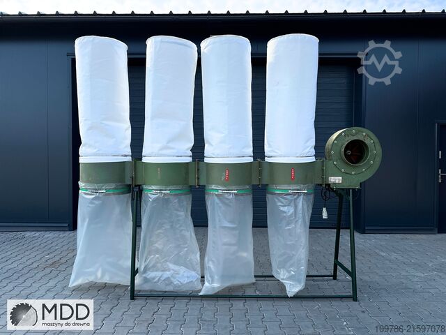 Odvod piljevine CORAL, 4-vrećni, 4,0 kW
CORAL