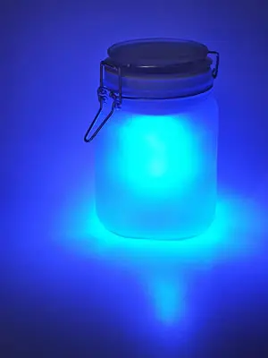 SuckUK Led noćno svetlo Sun Jar blue