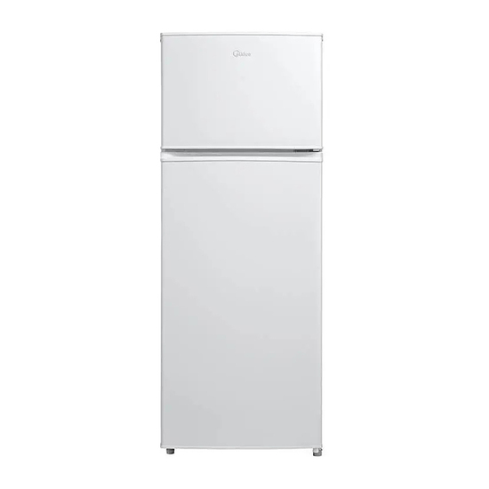 Kombinovani frižider Midea MDRT294FGE01, Samootapajući, Zamrzivač gore, 163/41l, 143 cm, Bela