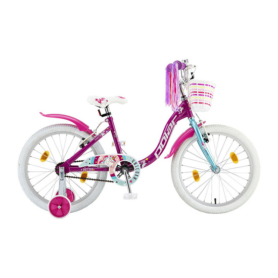 Bicikl Polar JR 20 UNICORN SINGL B202S03243, 20", ljubičasto/pink