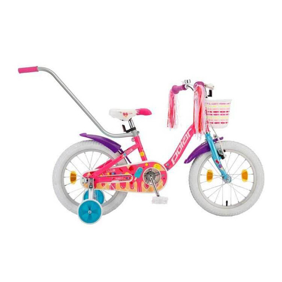Bicikl Polar JR 14 ICECREAM B142S00245, 14", roze