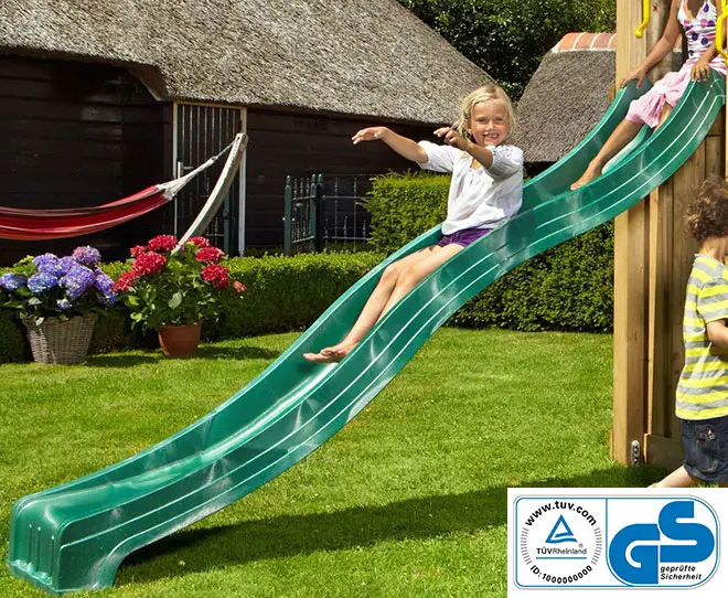 Tobogan Spust 300 cm Jungle Gym sa TUV Sertifikatom - Green