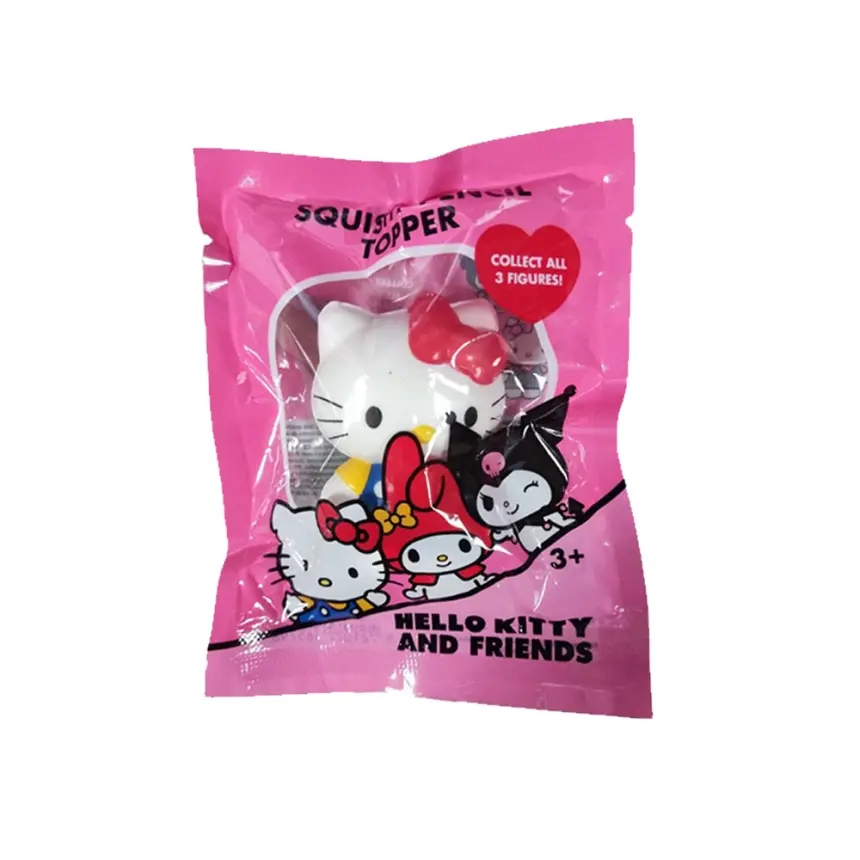 Hello Kitty and Friends squishy toper za olovku Hello Kitty sa roze mašnom