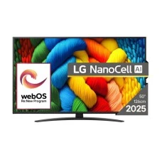 LG 50NANO81A3A 4K HDR NanoCell Smart TV 2025