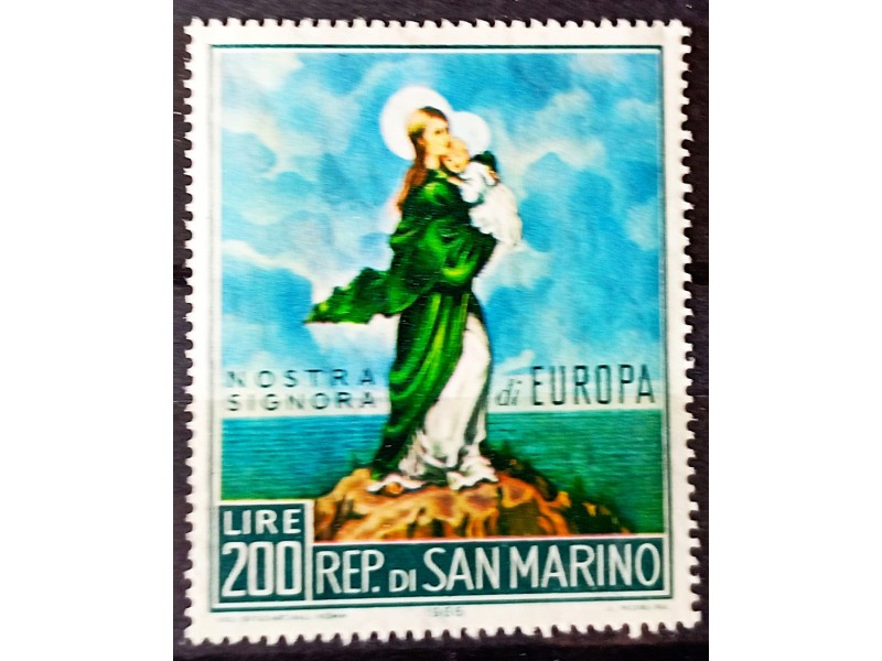 SAN MARINO CISTA PRIGODNA MARKA BR. 879**IZ 1966