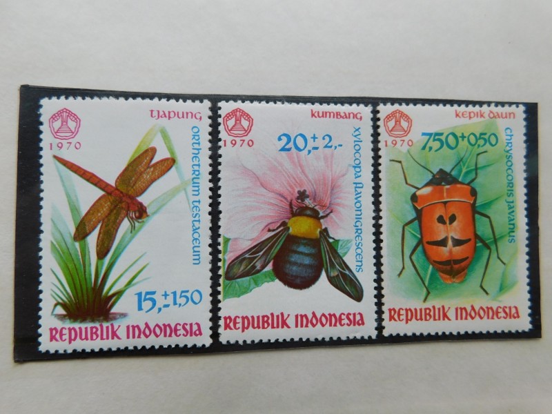 INDONEZIJA 1970 KOMPLET ČISTA SERIJA