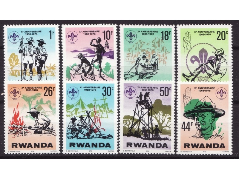 Ruanda - skauti 1978.